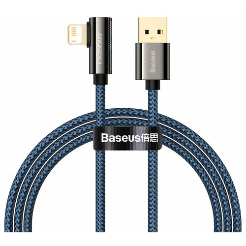 Аксессуар Baseus Legend Series Elbow USB - Lightning 2.4A 2m Blue CACS000103