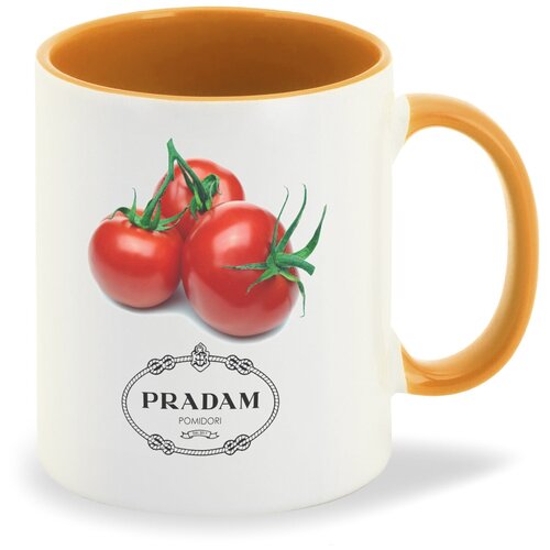 Кружка CoolPodarok Pradam pomidori CC02515, 330 мл