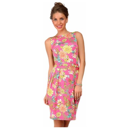 Платье MONDIGO, размер 42, розовый