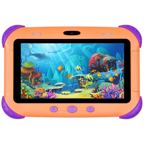 7" Планшет Sunwind Sky Kids 70, RU, 1/16 ГБ, Wi-Fi + Cellular, Android 10 Go Edition, оранжевый