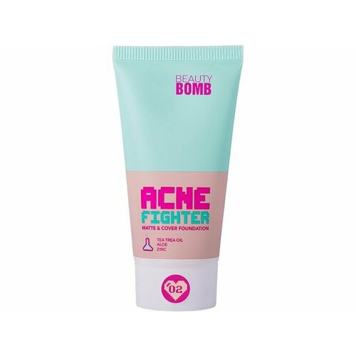Тональный крем Beauty Bomb Matte & cover foundation "ACNE FIGHTER"