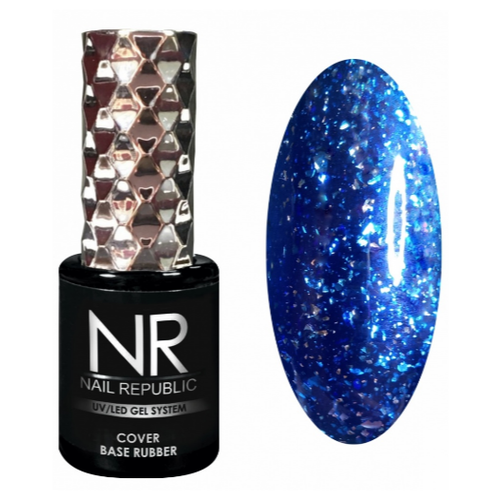 Nail Republic Базовое покрытие Cover Base Rubber Night Broadway, 122, 10 мл