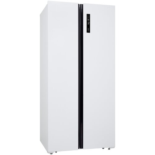 Холодильник NORDFROST RFS 480D NFW inverter, Total No Frost; Side-by-side, 476 л, Класс A++, LED освещение, Электронный дисплей, Режимы «Суперзаморозка» и «Суперохлаждение»