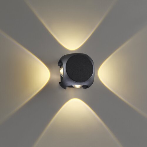 Настенный светильник цвет черный, цоколь LED 8W, ODEON LIGHT Miko 4222/8WL