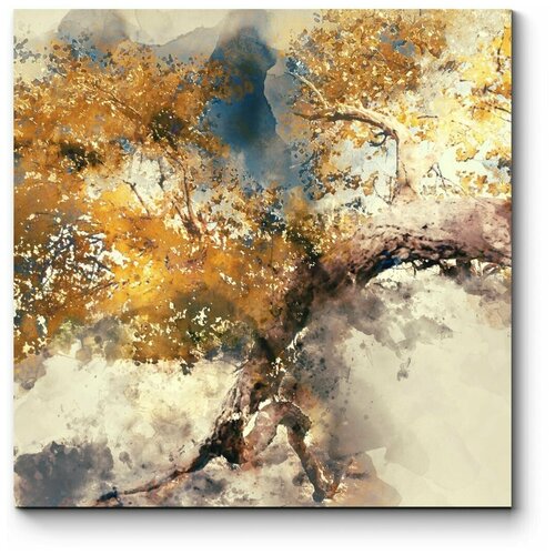 Модульная картина Осеннее дерево70x70