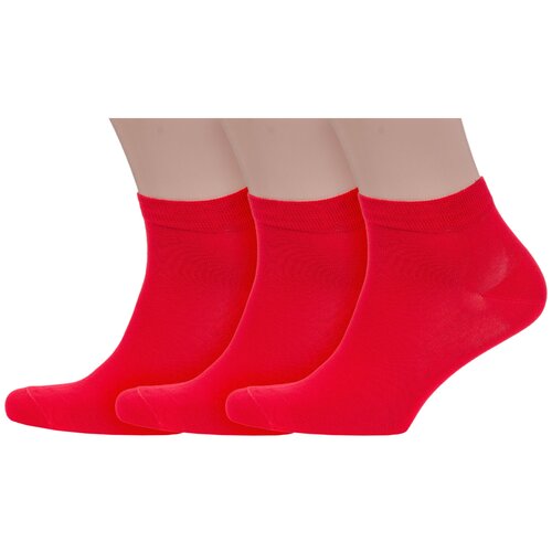 Носки Sergio di Calze, 3 пары, размер 27, красный