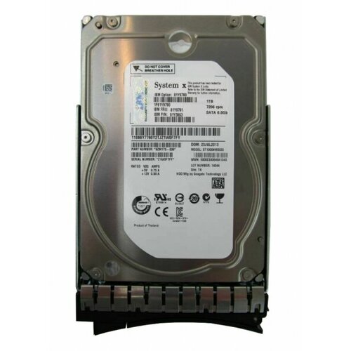 Жесткий диск Lenovo 81Y9790 1Tb 7200 SATAIII 3.5" HDD