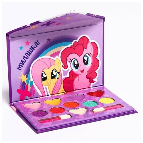 Набор косметики My Little Pony, тени 5 цв по 1,3 гр, блеск 5 цв по 0,8 гр