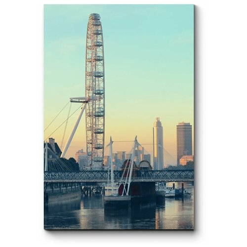 Модульная картина Чудесная панорама Лондона 30x45