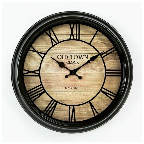 Часы настенные ТероПром 9429189, серия: Классика, d-31 см, плавный ход