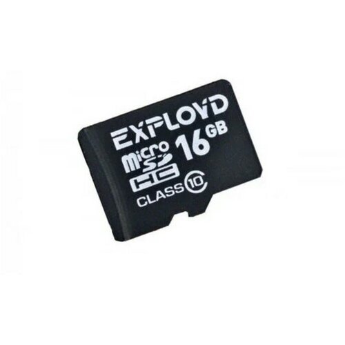 Карта памяти Exployd MicroSD, 16 Гб, SDHC, класс 10