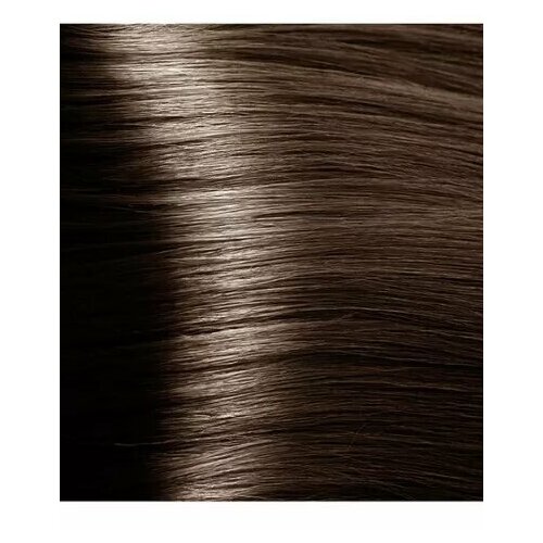 Kapous Studio Professional Крем-краска для волос с экстрактом женьшеня и рисовыми протеинами, 6.81 темный коричнево-пепельный блонд, 100 мл