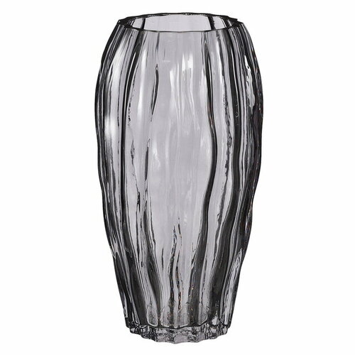 Edelman Стеклянная ваза Francisca 27 см серая 1122491