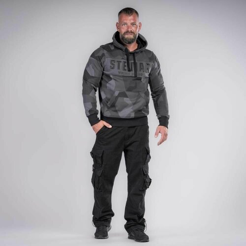 Худи Thor Steinar, размер 4XL, серый камуфляж