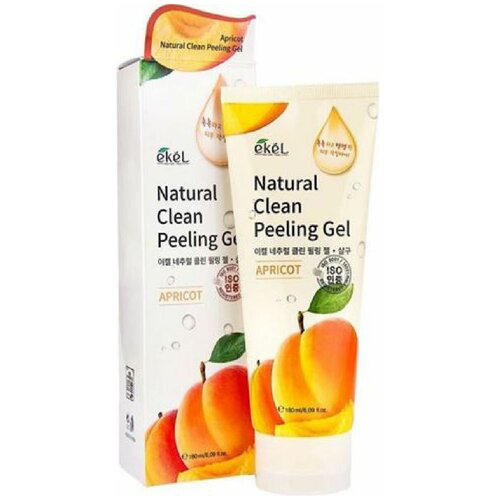 EKEL Пилинг-скатка с экстрактом абрикоса Natural Clean peeling gel Apricot