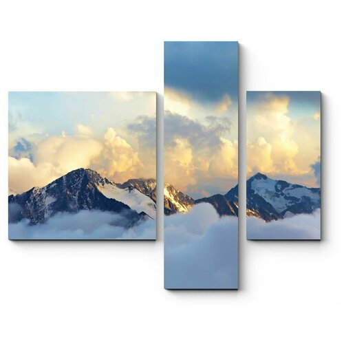 Модульная картина Альпийский пейзаж 120x99