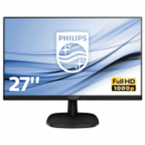 PHILIPS Монитор LCD 27' [16:9] 1920х1080(FHD) IPS, nonGLARE, 250cd/m2, H178°/V178°, 1000:1, 10M:1, 16.7M, 8ms, VGA, DVI, Tilt, 3Y, Black