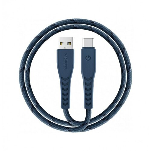 Кабель EnergEA NyloFlex USB-A to USB-C 5A 1.5 м, цвет Синий (CBL-NFAC5U-BLU150)