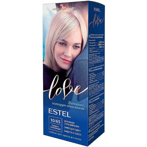 Estel Love Стойкая крем-краска для волос тон 10/65 Блондин жемчужный 115 мл