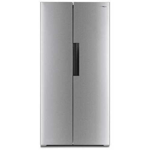 Холодильник двухкамерный Hyundai CS4502F Total No Frost, Side by Side, нержавеющая сталь