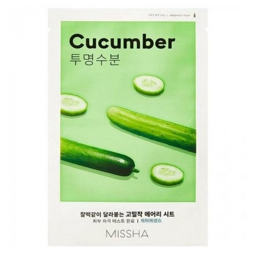 Маска для лица MISSHA Airy Fit Sheet Mask Cucumber
