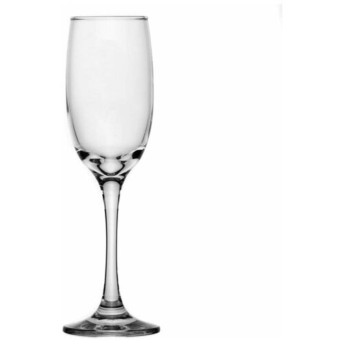 Набор стеклянных бокалов для шампанского 180 мл 6 шт. Империал, F&D, фужер, для игристого вина