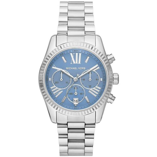 Наручные часы MICHAEL KORS Lexington MK7215, голубой, серебряный