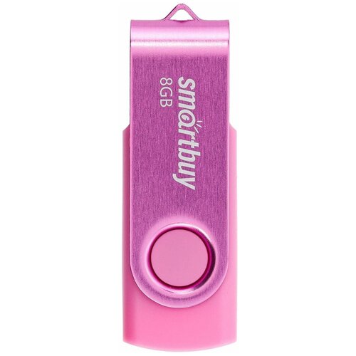 Флэш накопитель USB 8 Гб Smart Buy Twist розовый, 1 шт.