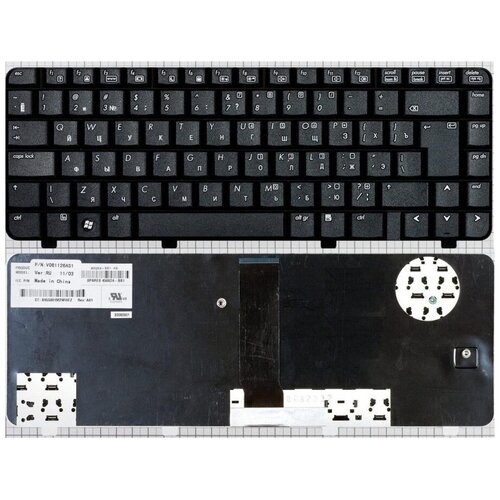 Клавиатура для ноутбука HP Compaq 455264-251 черная версия 2