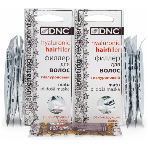 Набор: DNC Филлер для волос 3*15 мл*2 шт + Подарок Биокомплекс против выпадения волос 15 мл