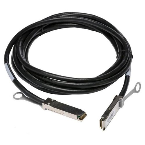 Кабель Fibertrade FT-QSFP+CabP-AWG30-1, 1 м, черный