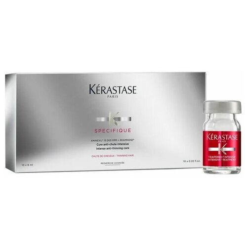 Kerastase Specifique Cure Intensive Anti-Chute А Aminexil GLM - Ампулы от выпадения волос 10*6 мл