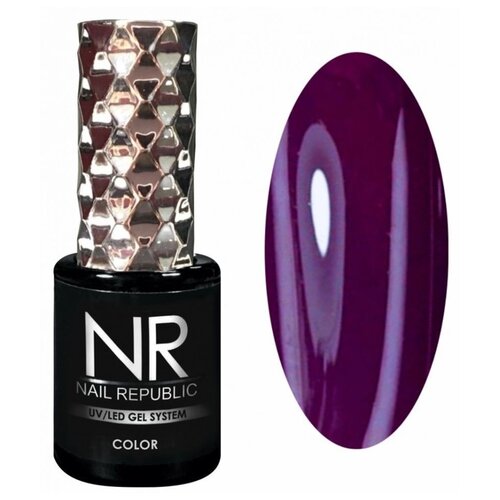 Nail Republic гель-лак для ногтей Color, 10 мл, 10 г, 158 сливовый