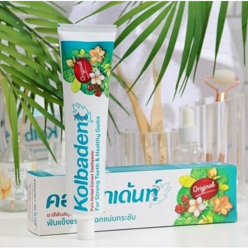 Органическая зубная паста Herbal Toothpaste, Kolbadent, 35г