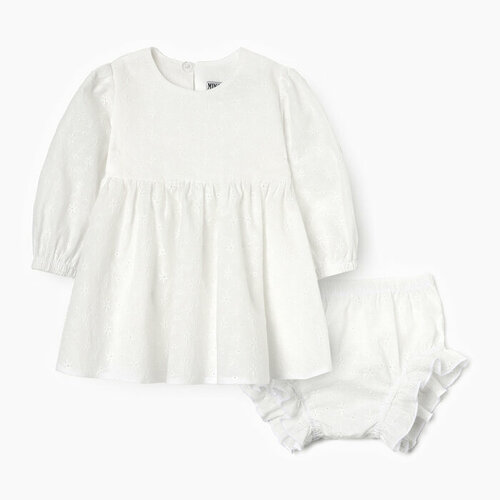 Комплект одежды Minaku, размер 74/80, белый