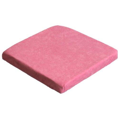Подушка декоративная MATEX Velours Cuadro, 33x33 см, светло-розовый
