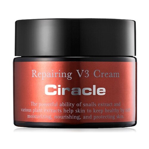 Восстанавливающий крем для лица с муцином улитки, 30 мл/ Repairing V3 Snail Cream, Ciracle (Сиракл)