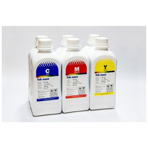 Чернила Ink-Mate EIM-801 T673 для принтеров Epson L800, L805, L810, L850, L1800 Ink-Mate, комплект 6x1000 мл