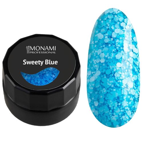 Monami Гель-лак Sweety, 5 г, blue