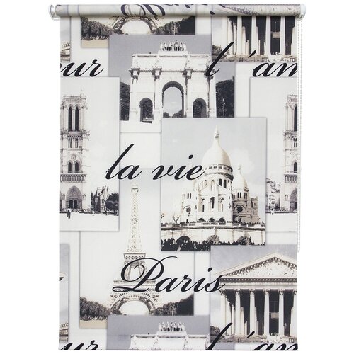 Рулонная штора Уют Рулонная штора Уют Париж, 60х175 см, серый