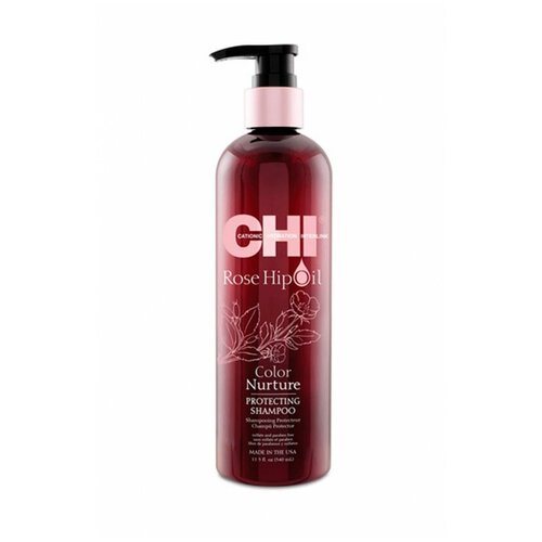 CHI Rose Hip Oil Shampoo - Шампунь с маслом шиповника для окрашенных волос 340 мл