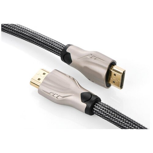 Кабель HDMI АМ-АМ v2.0, 8,00 м. карбоно-волоконный, цинковый сплав