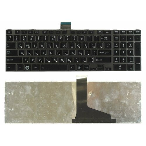 Клавиатура для ноутбука Toshiba C850D c черной рамкой