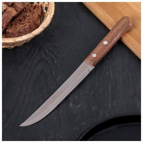 Нож кухонный универсальный Universal, лезвие 15 см, сталь AISI 420, деревянная рукоять
