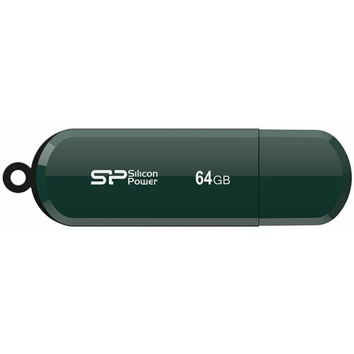 USB Flash накопитель 64Gb Silicon Power LuxMini 320 Green (SP064GBUF2320V1N)