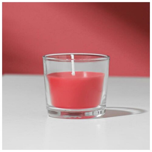 Свеча ароматическая в стакане алания "Гранат", 5,5 см
