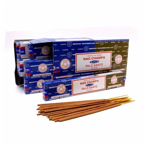 Satya Combo Nag Champa-Palo Santo Благовония Сатья Комбо уп-12шт Нагчампа 675083