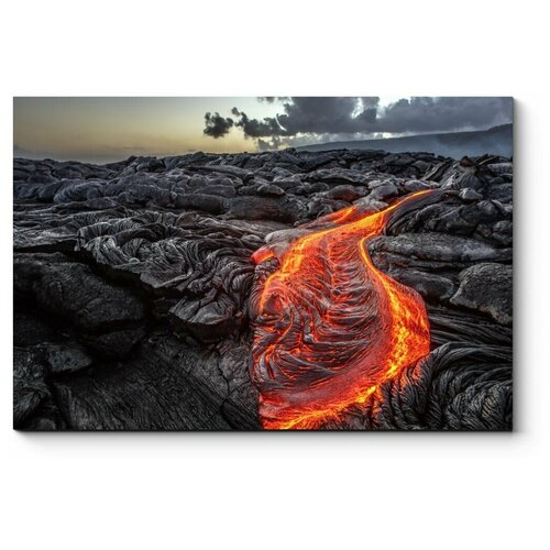 Модульная картина Удивительная лава 90x60