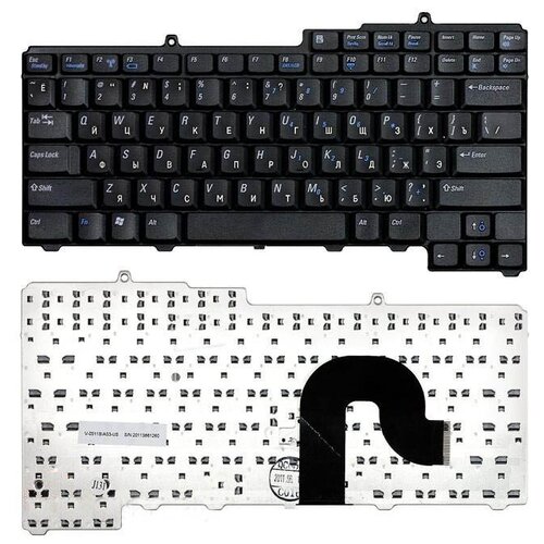 Клавиатура для ноутбука Dell Inspiron E1705 русская, черная