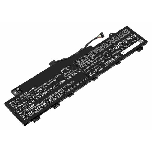 Аккумуляторная батарея CameronSino CS-LVL514NB для ноутбука Lenovo IdeaPad 5 14ARE05 (L19M3PF4, L19C3PF3) 4850mAh